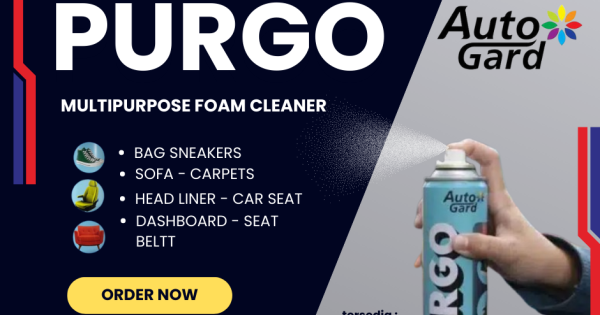 CUCI HELM ANTI RIBET DENGAN “PURGO”