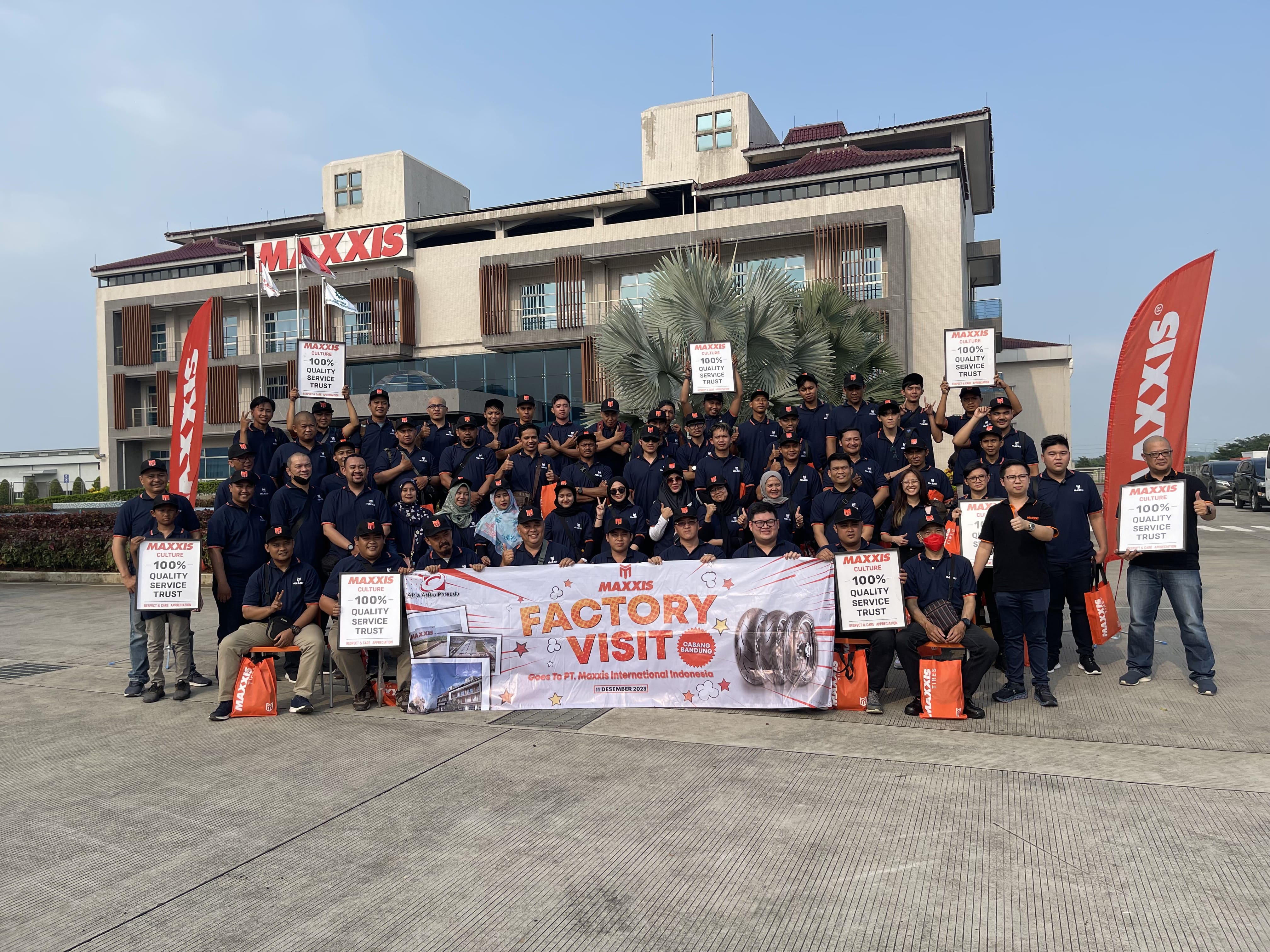 Istana Helmet Berkunjung Ke Pabrik Ban Maxxis Indonesia